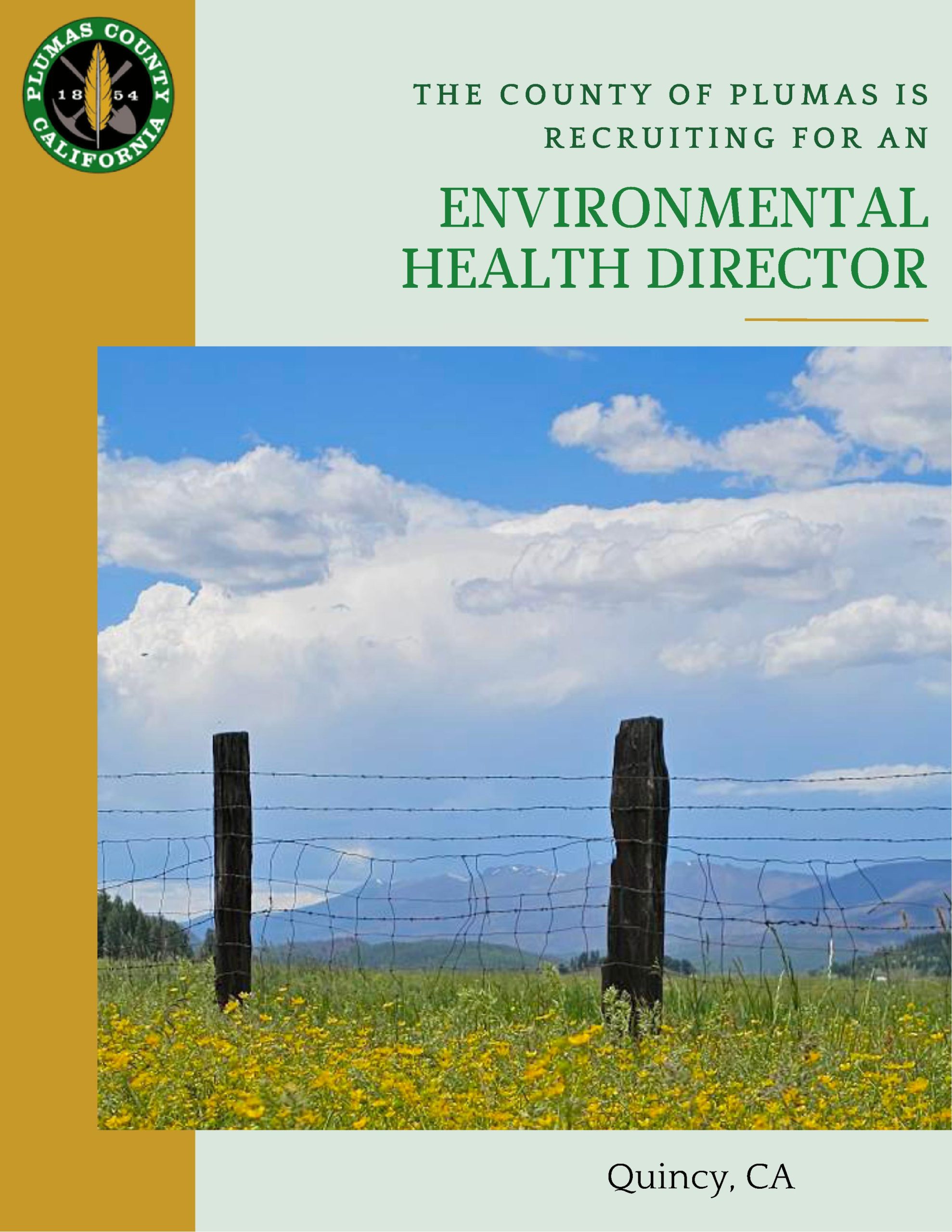 Recruitment: Environmental Health Director - MRG, LLC